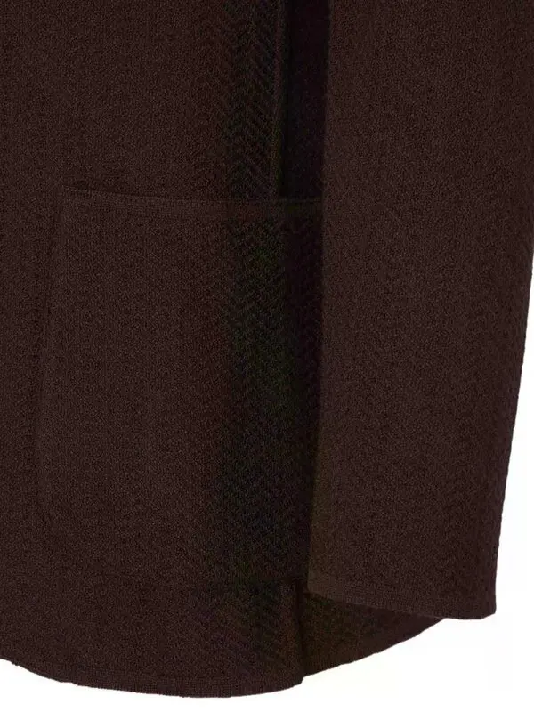 LARDINI Herringbone-knit Jacket