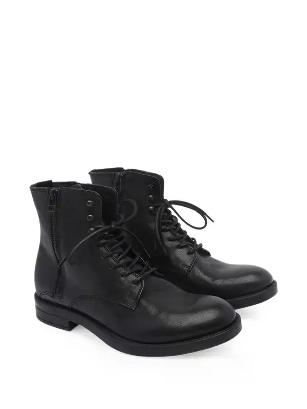 PAWELK'S Lace-up Leather Boots