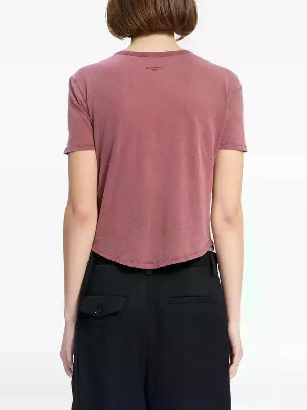ANN DEMEULEMEESTER Slogan Print Cotton T-shirt