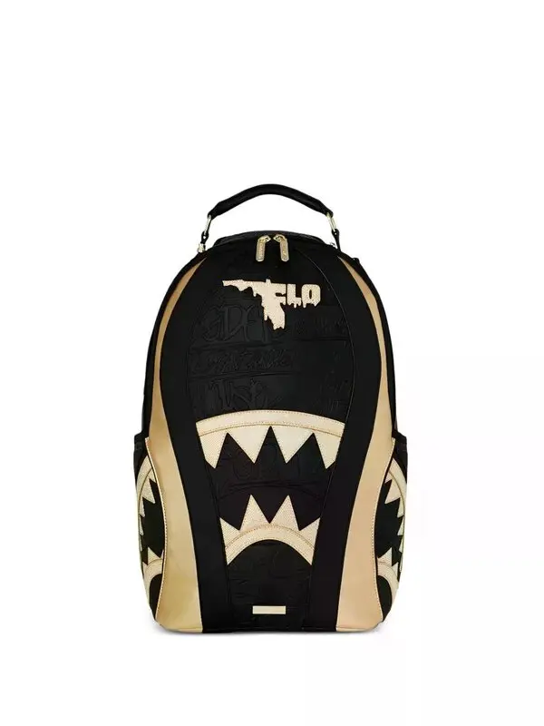 SPRAYGROUND X Flo Rida "the Hit Maker" Logo-patch Backpack - Black