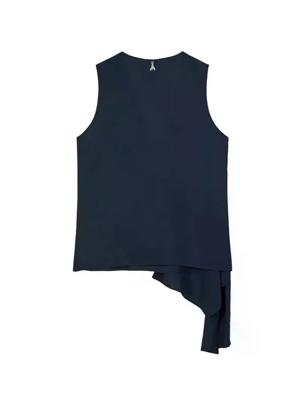 Patrizia Pepe Asymmetric Draped Top