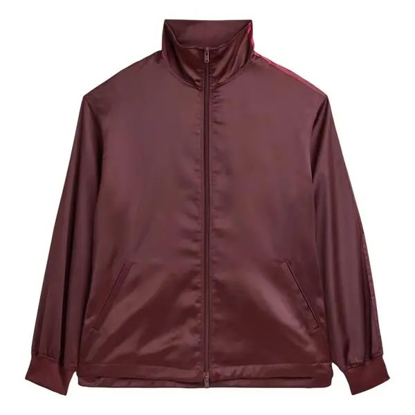Adidas Y-3 Satin Gradient 3-stripes Track Top - Night Red