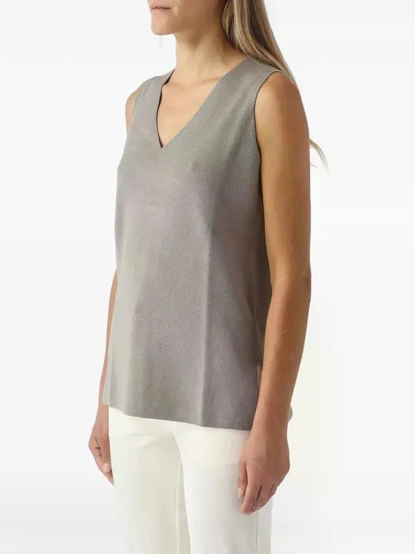 GRAN SASSO V-neck Knitted Top