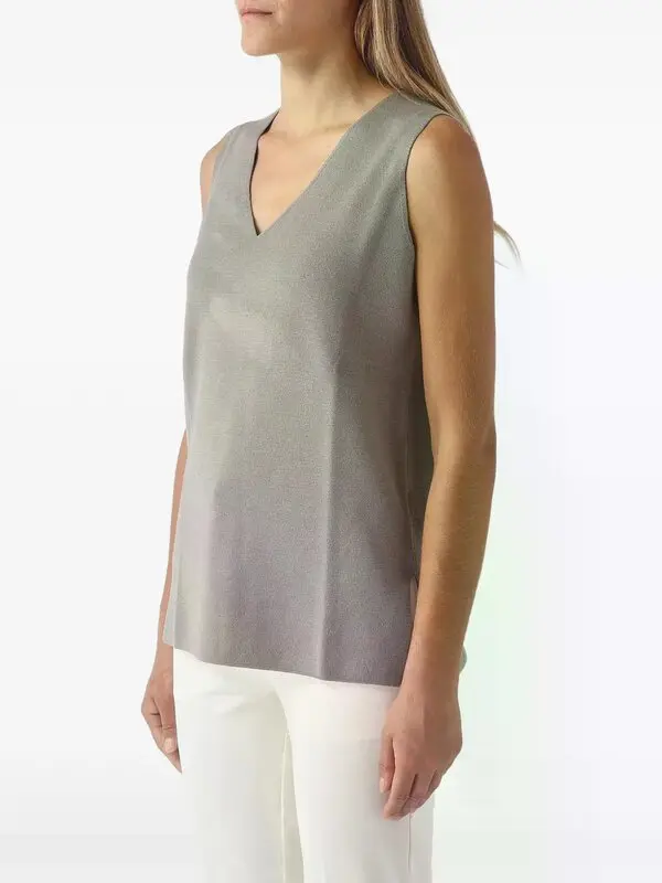 GRAN SASSO V-neck Knitted Top