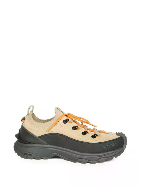 Moncler Trailgrip Lite3 Panelled Low-top Sneakers - Neutrals