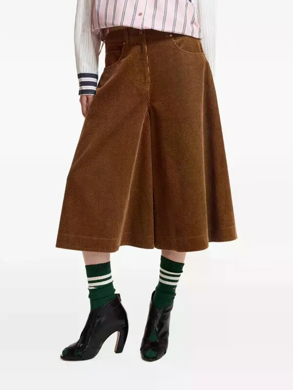Essentiel Antwerp Corduroy Shorts - Brown