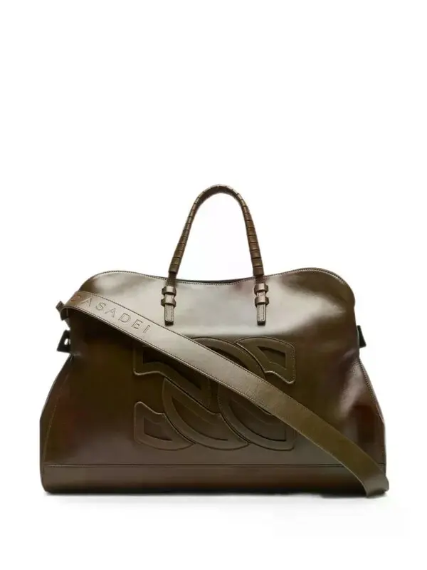 Casadei Park Avenue C-chain Logo Tote Bag - Green