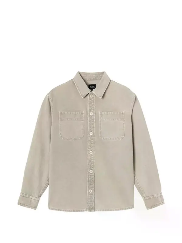 A.p.c. Chest-pocket Long-sleeve Shirt