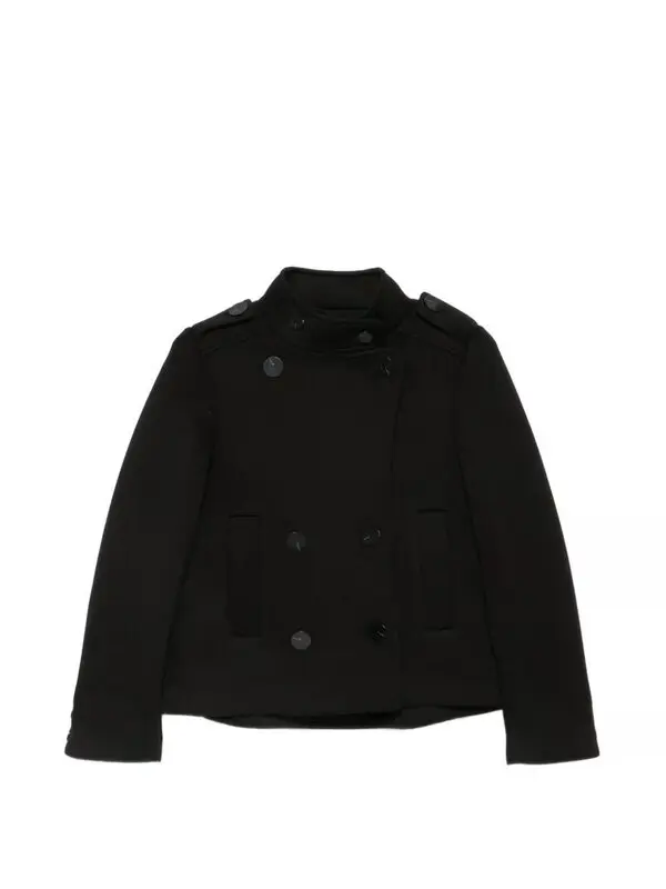 PSOPHIA Double-breasted Epaulette Coat