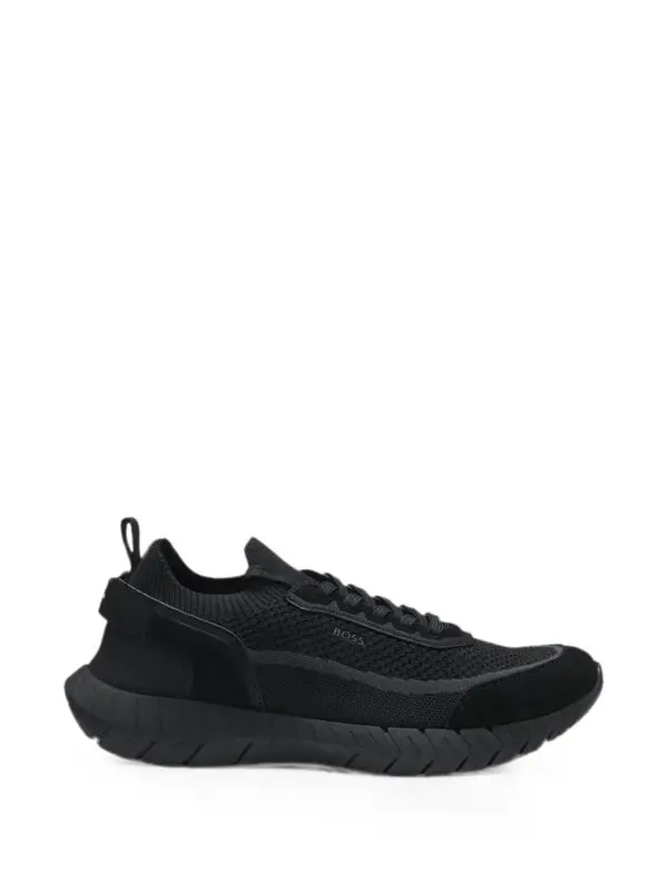 BOSS Mesh-knit Panelled Sneakers