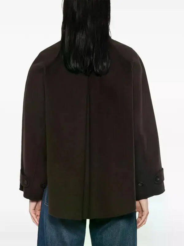 MABRUN High-neck Flared Coat