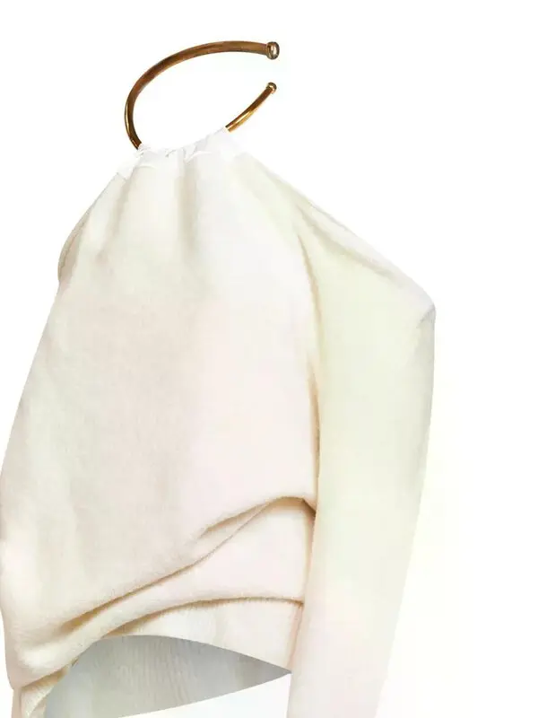 DARKPARK Halterneck Asymmetric Sweater