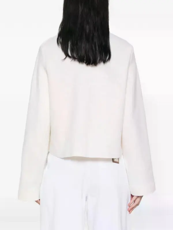 WHYCI High-neck Cropped Jacket