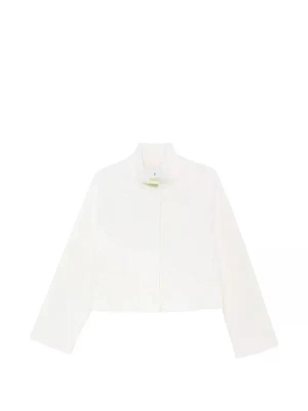 WHYCI High-neck Cropped Jacket