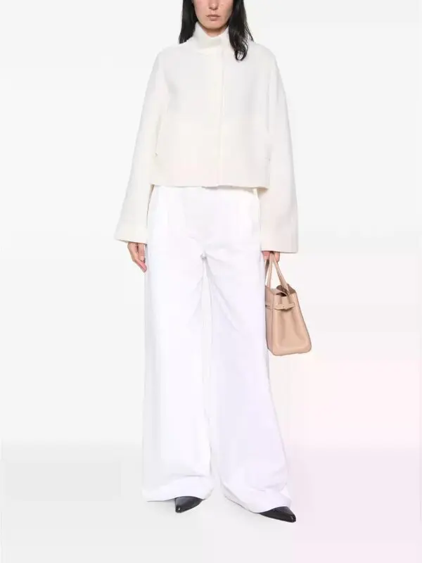 WHYCI High-neck Cropped Jacket