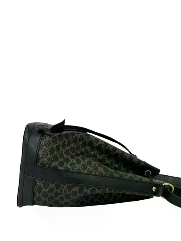 Celine 1998 Macadam Coated Canvas Bucket Bag