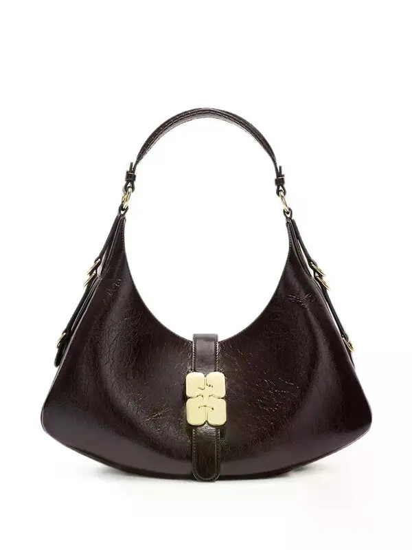 GANNI Small Kat Shoulder Bag - Brown