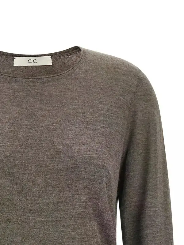 Co Rolled-edge Cashmere Long-sleeved T-shirt