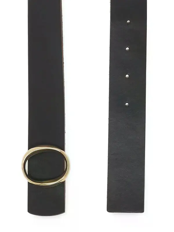 Orciani Oval-buckle Leather Belt