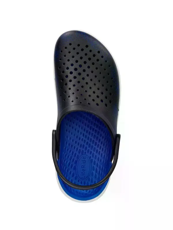 CROCS Perforated Detailing Clogs - Black