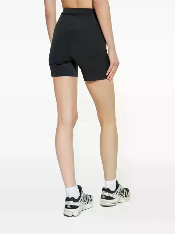 RETHINKIT STUDIOS Logo-patch High-waisted Stretch Shorts