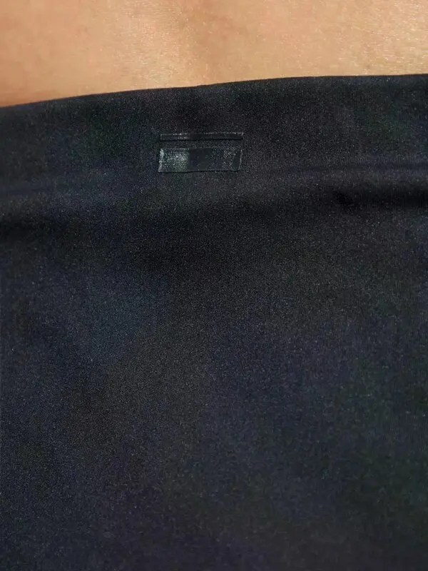 RETHINKIT STUDIOS Logo-patch High-waisted Stretch Shorts