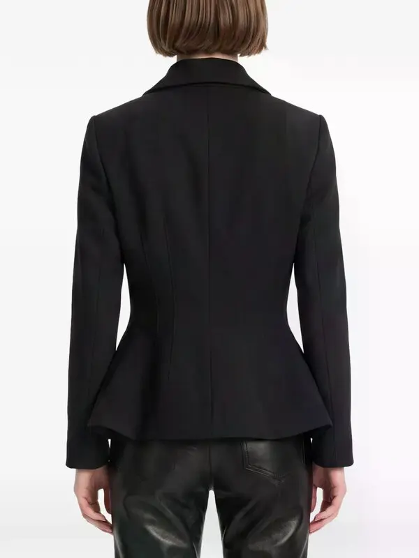 Magda Butrym Cotton Peplum Blazer
