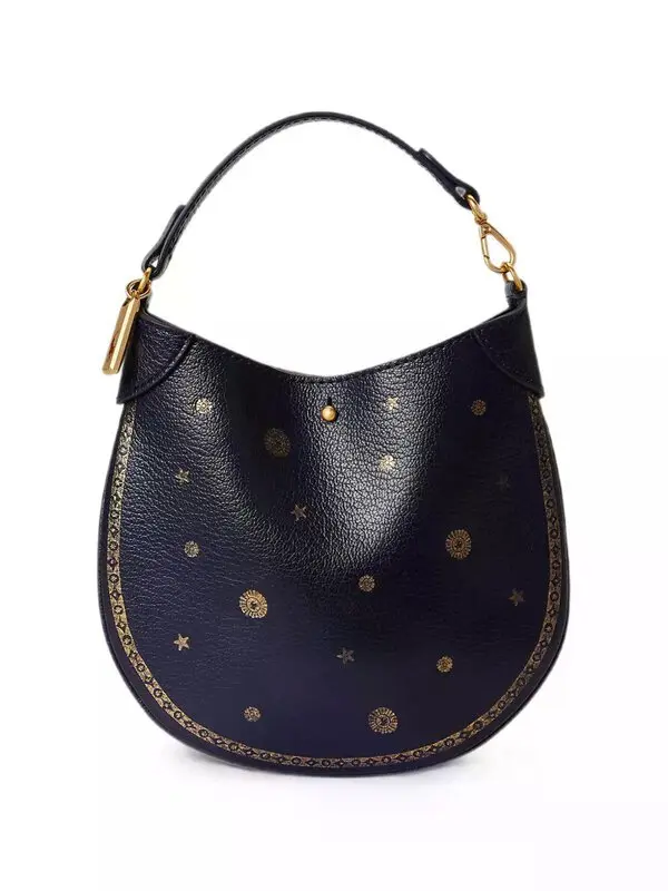 Polo Ralph Lauren Celestial Print Leather Tote Bag
