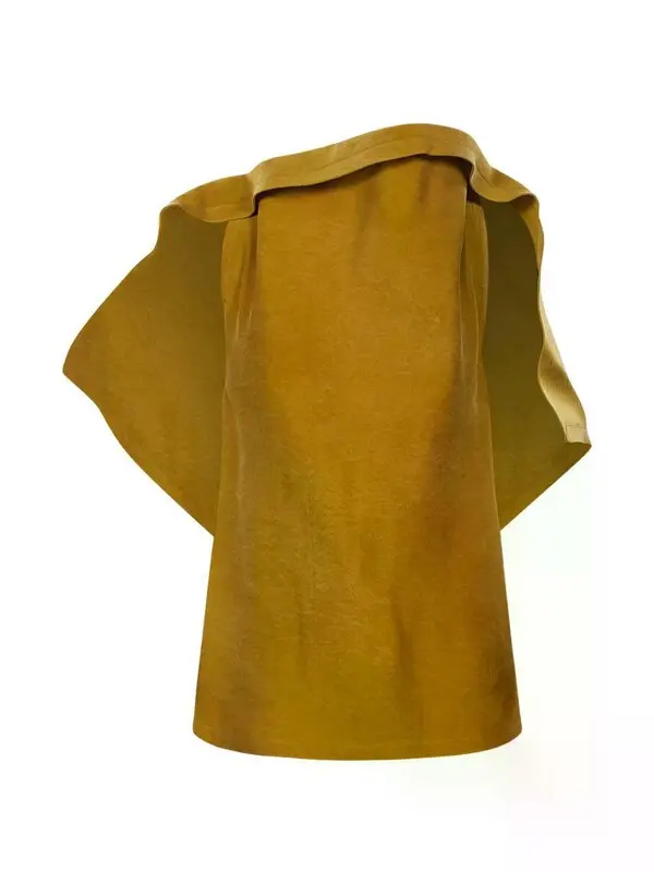 Magda Butrym Ruffled-trim Tie-fastening Top