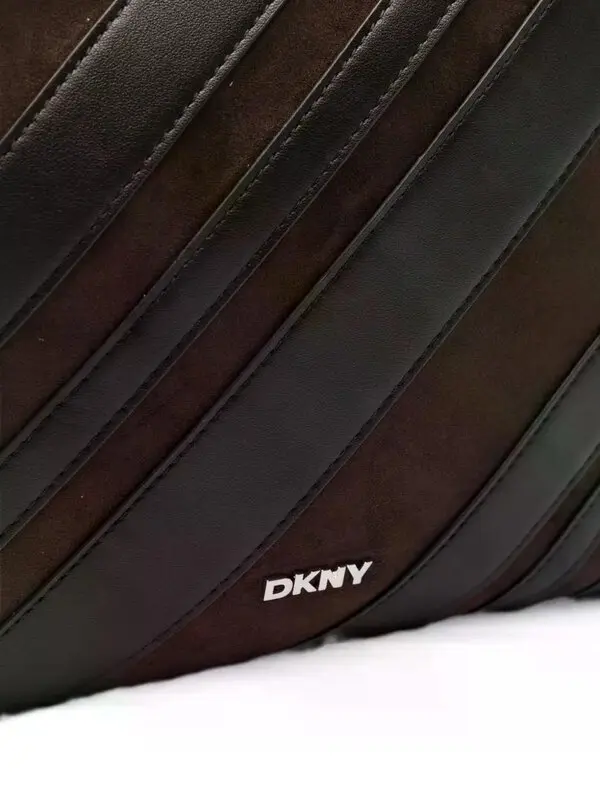 Dkny Medium Paula Diagonal-stripe Tote Bag