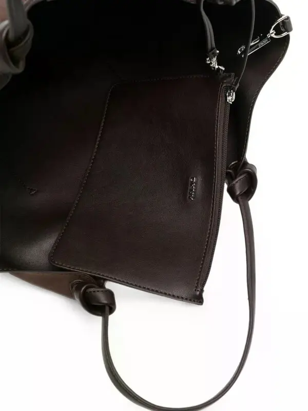 Dkny Medium Paula Diagonal-stripe Tote Bag