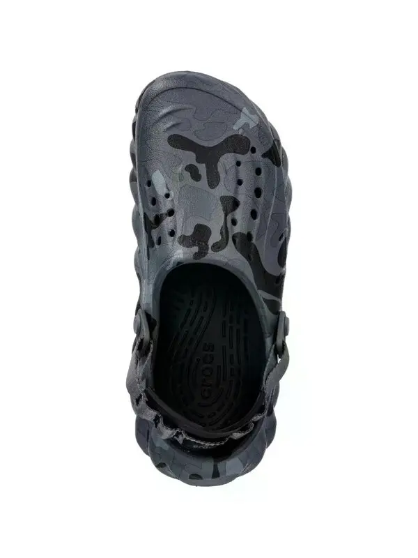 CROCS Echo Camouflage-print Clogs - Grey