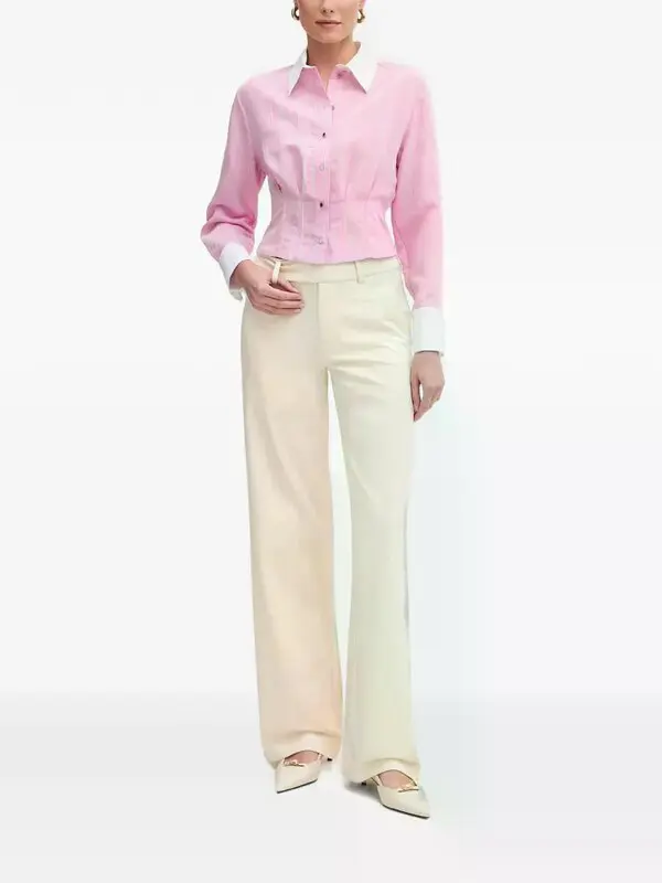 MORGAN Striped Corset Style Shirt