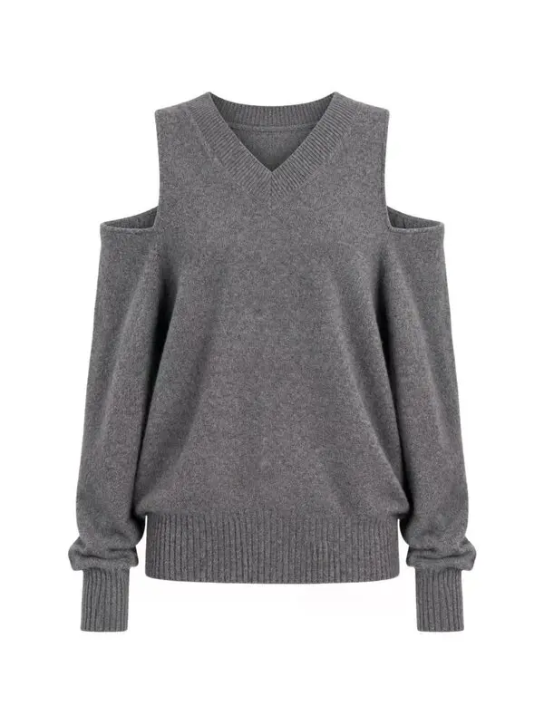 Simone Rocha Embellished Cut-out Sweater