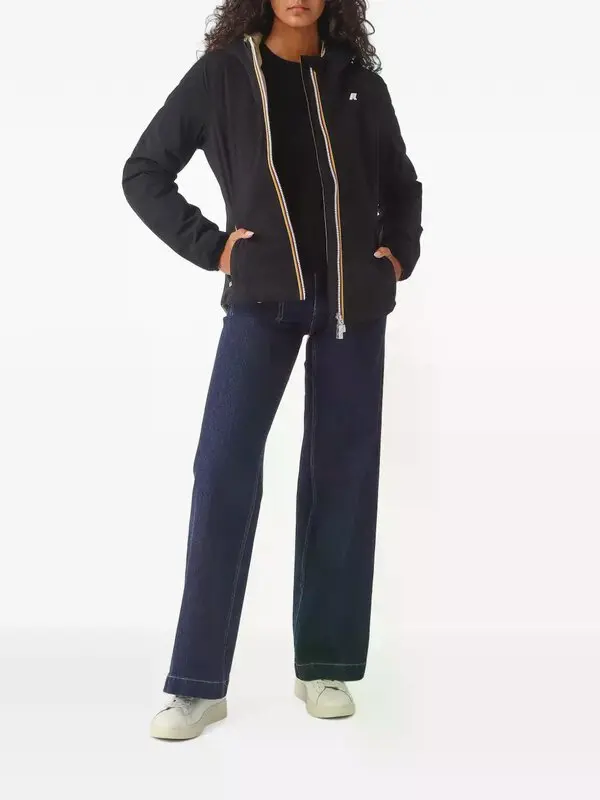 K-WAY Lily Hooded Logo-patch Jacket