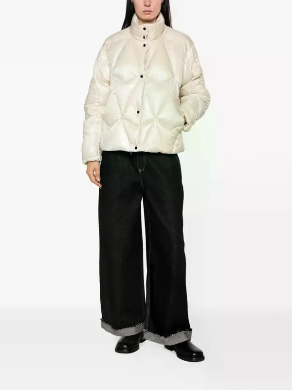 Moose Knuckles Iceberg Diamond-quilted Padded Jacket - Neutrals