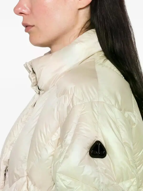 Moose Knuckles Iceberg Diamond-quilted Padded Jacket - Neutrals