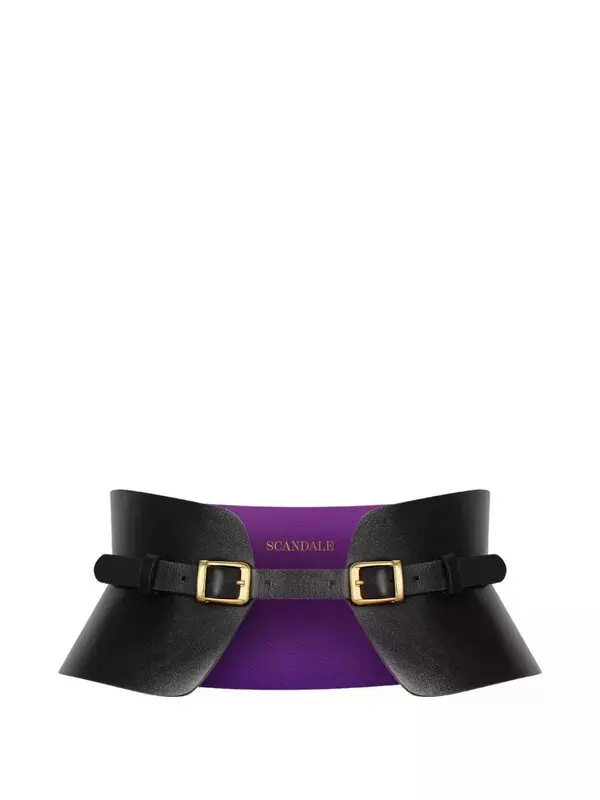 SCANDALE L'étreinte Leather Corset Belt