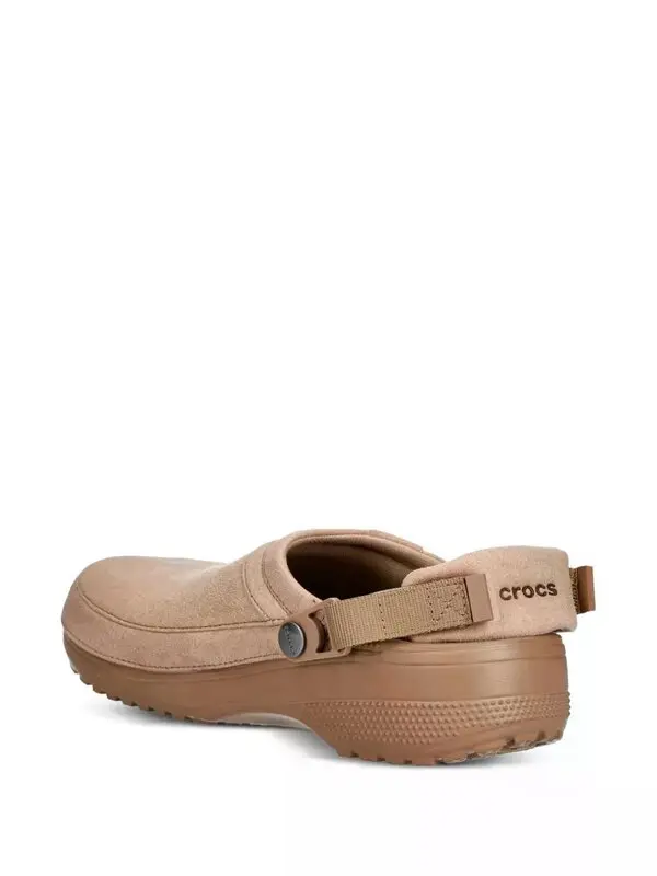 CROCS Classic Touch-strap Slingback Mules - Neutrals
