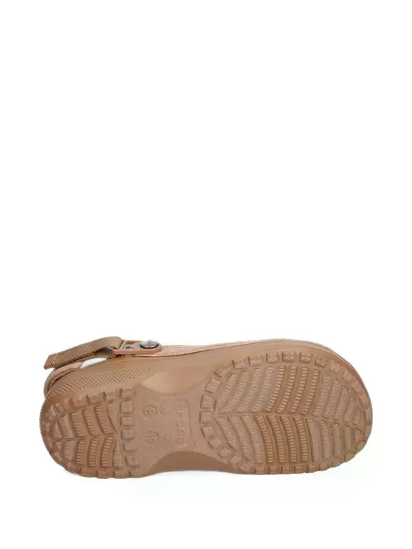 CROCS Classic Touch-strap Slingback Mules - Neutrals