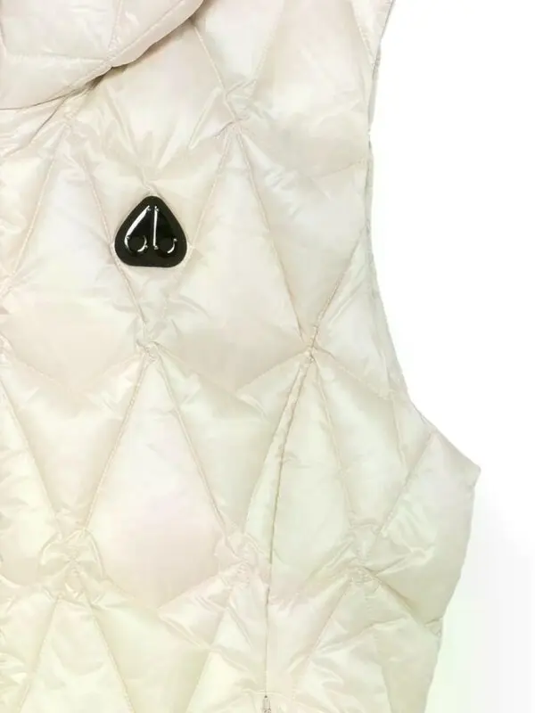 Moose Knuckles Quilted Puffer Vest With Hood