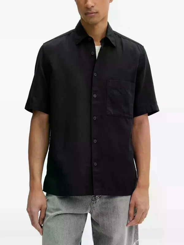 Marc O'polo Short-sleeved Chest-pocket Shirt