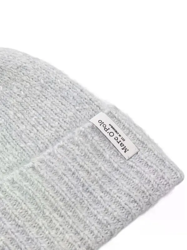 Marc O'polo Ribbed-knit Beanie Hat - Grey