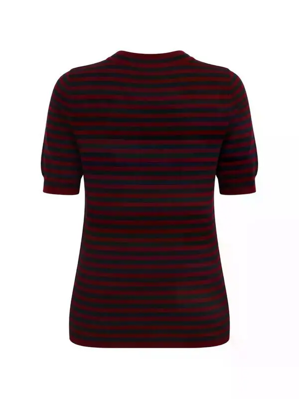 Dolce & Gabbana Striped Short-sleeve Sweater