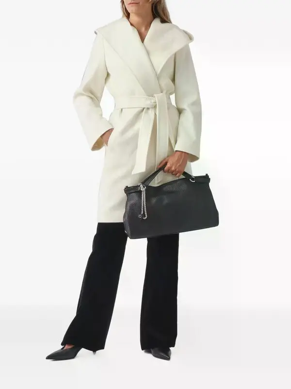 Max Mara Hooded Belted Coat