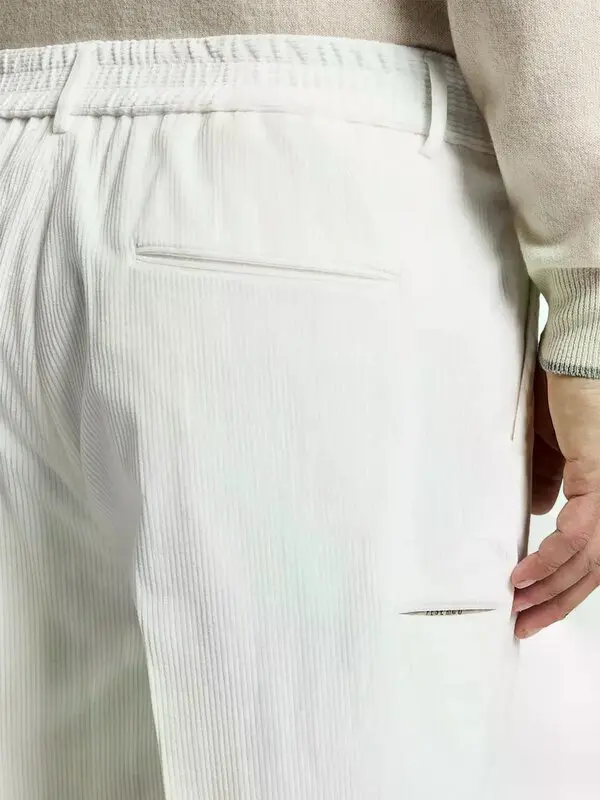 Peserico Corduroy Elasticated-waist Trousers