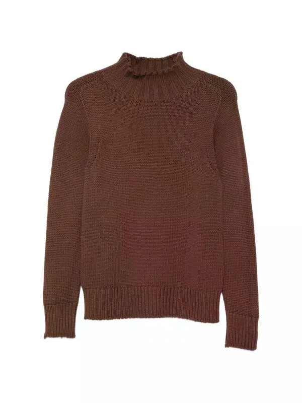 19.61 MILANO Ribbed-knit Roll-neck Sweater