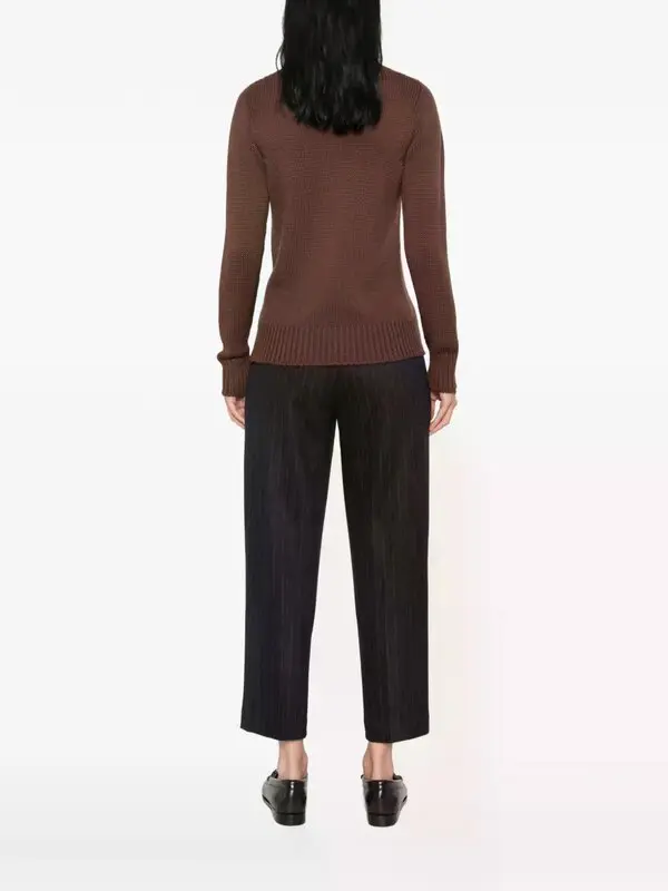 19.61 MILANO Ribbed-knit Roll-neck Sweater