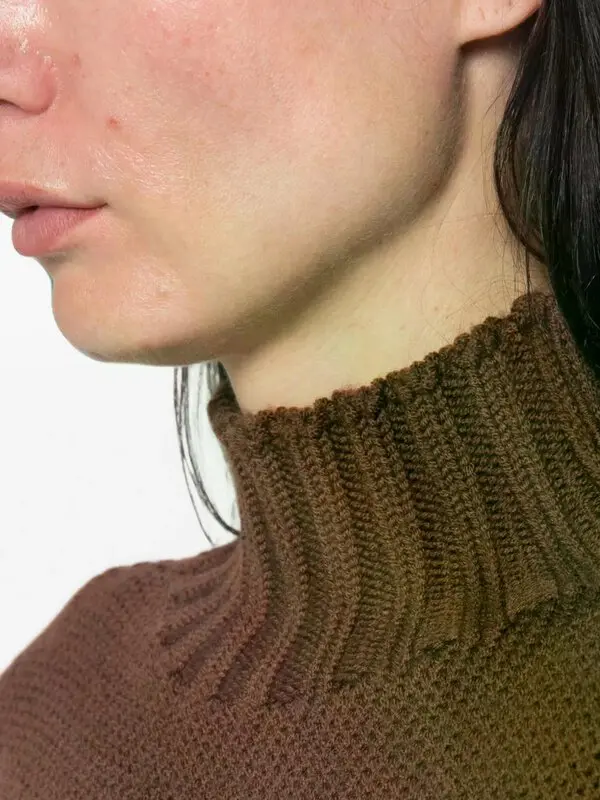 19.61 MILANO Ribbed-knit Roll-neck Sweater