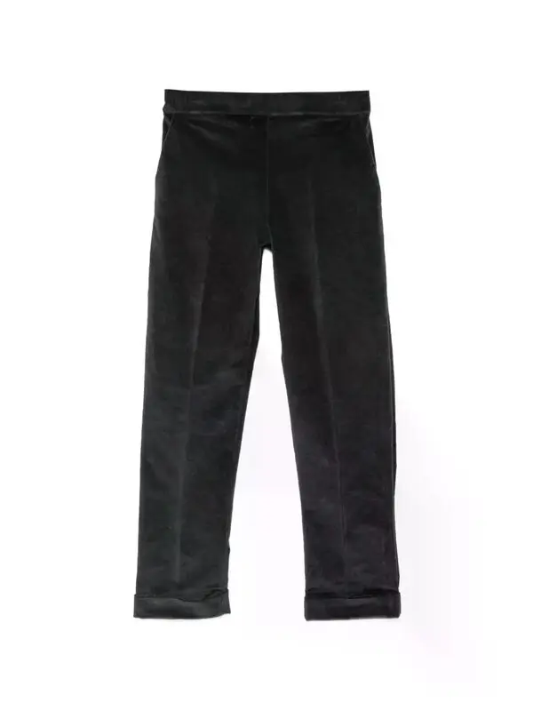 WHYCI Velvet-effect Trousers